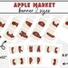 Pretend Play Apple Market Kit for Preschool | Dramatic Play Printable ...