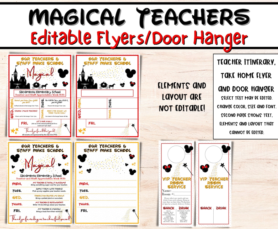 Magical Teachers Appreciation Week Kit | Teacher Appreciation Week ...