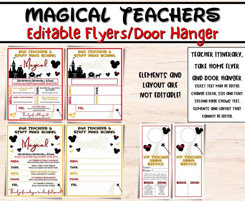Magical Teachers Appreciation Week Kit | Teacher Appreciation Week ...