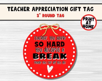 Kit Kat Thank You Card, Teacher Appreciation Card, Coworker Gift ...