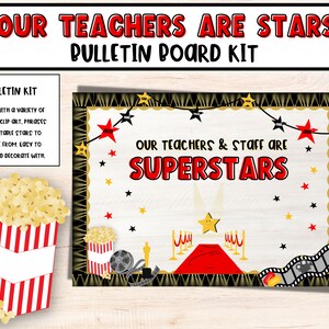 Movie Star Theme Teacher Appreciation Week Printable Editable Bundle ...