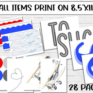 Plane and Travel Theme Teacher Appreciation Week Kit | Teacher ...