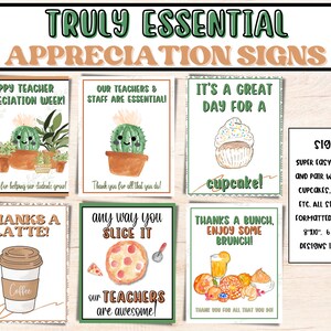Plant Theme Help Me Grow Teacher Appreciation Week Printable Editable ...