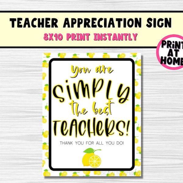 Editable Sun-sational Teacher Appreciation Week Printable Bundle Flyers ...