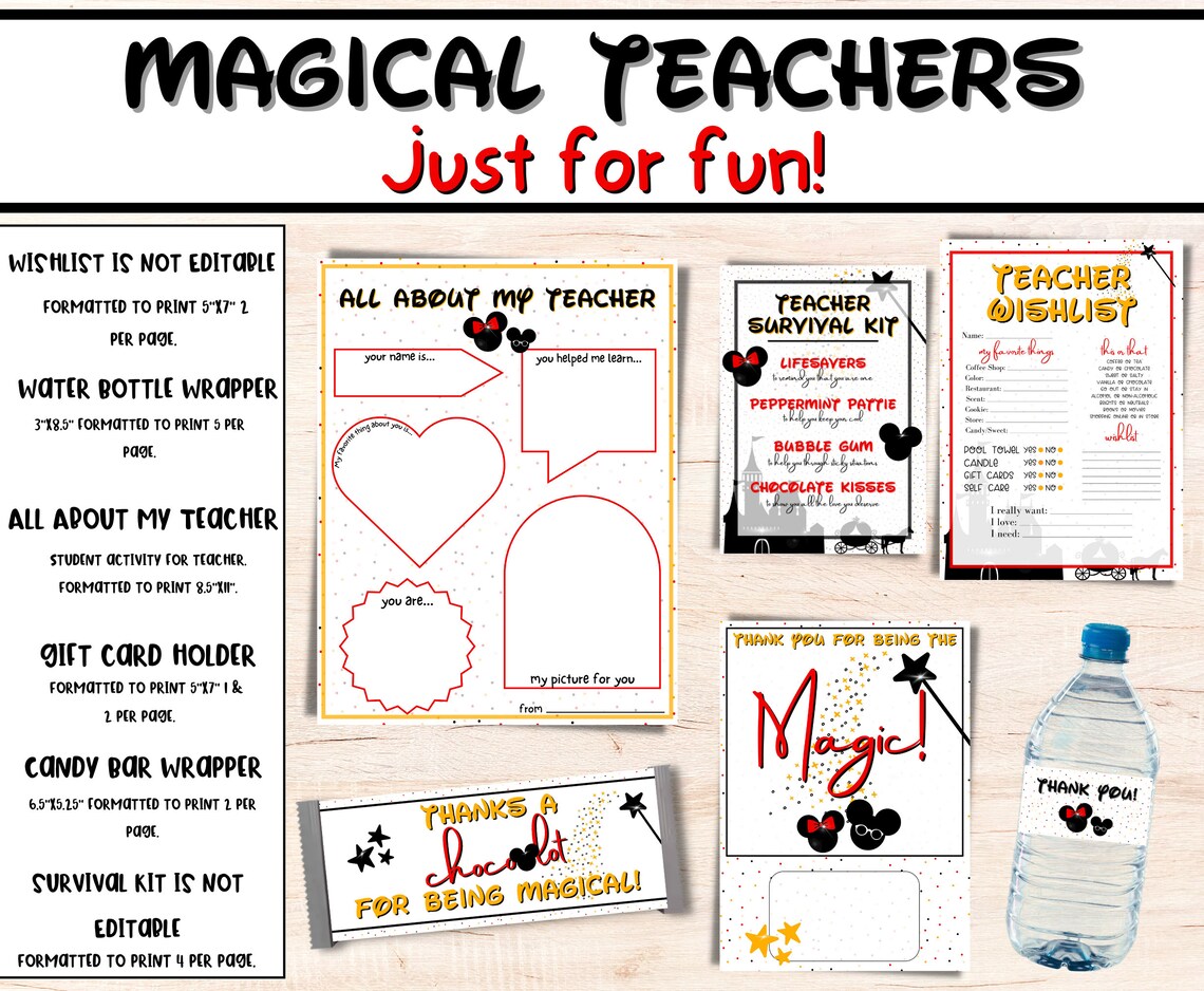 Magical Teachers Appreciation Week Kit | Teacher Appreciation Week ...
