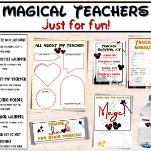 Magical Teachers Appreciation Week Kit | Teacher Appreciation Week ...
