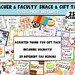 Teacher & School Staff Appreciation Printable Gift Tags | DIY School ...