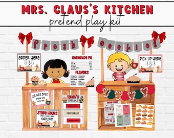 Pretend Play Christmas Tree Farm Kit for Preschool | Dramatic Play ...