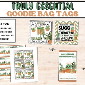 Plant Theme Help Me Grow Teacher Appreciation Week Printable Editable ...