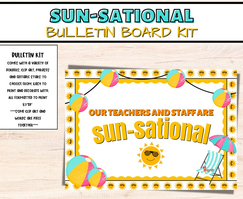 Editable Sun-sational Teacher Appreciation Week Printable Bundle ...