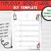 Christmas School Spirit Week Editable Itinerary Schedule Printable DIY ...