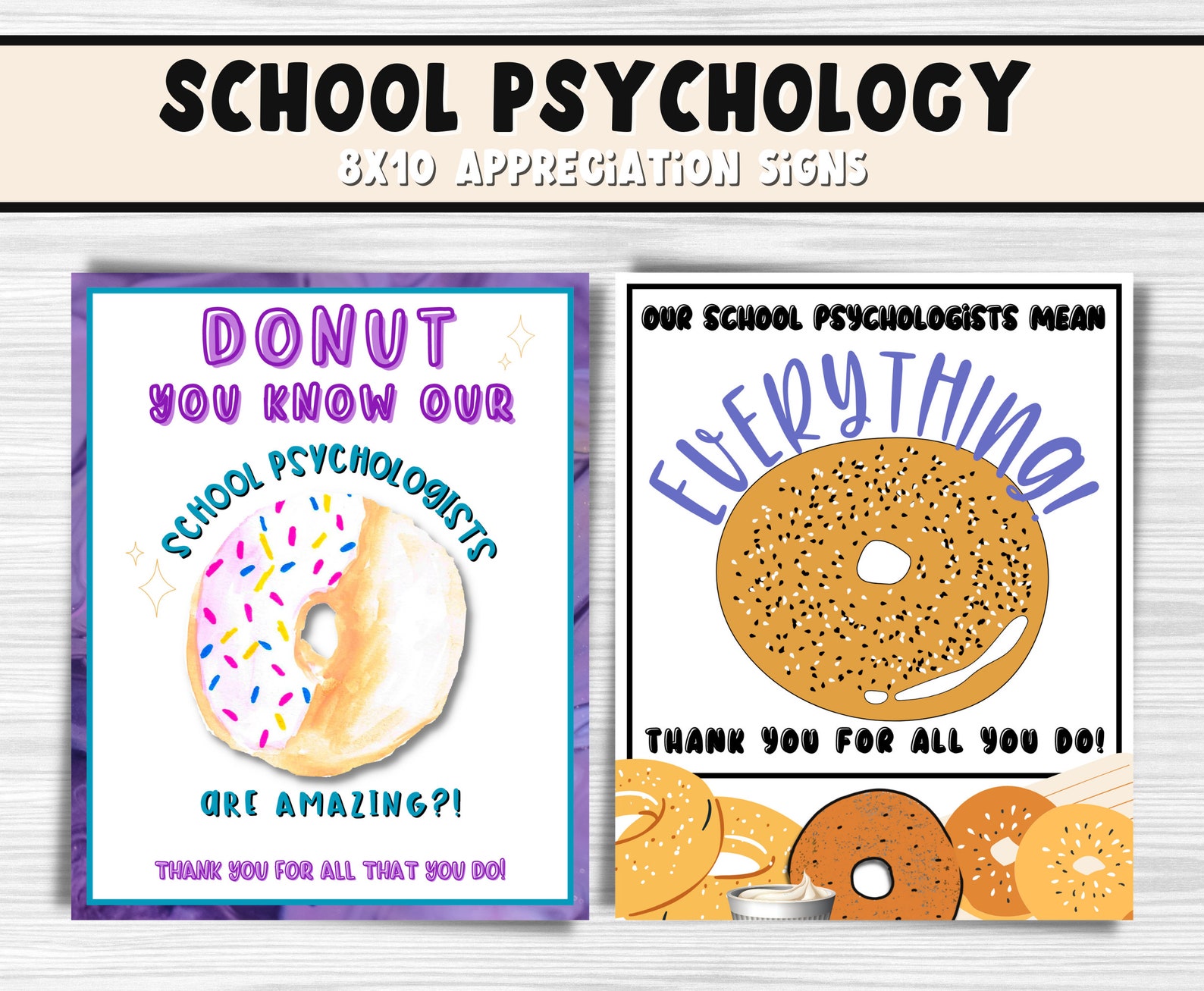 School Psychology Appreciation Printable Signs | National School ...