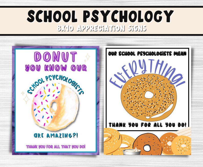 School Psychology Appreciation Printable Signs | National School ...