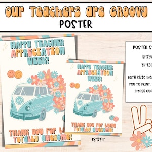 Groovy Teachers Appreciation Week Kit | Teacher Appreciation Week ...