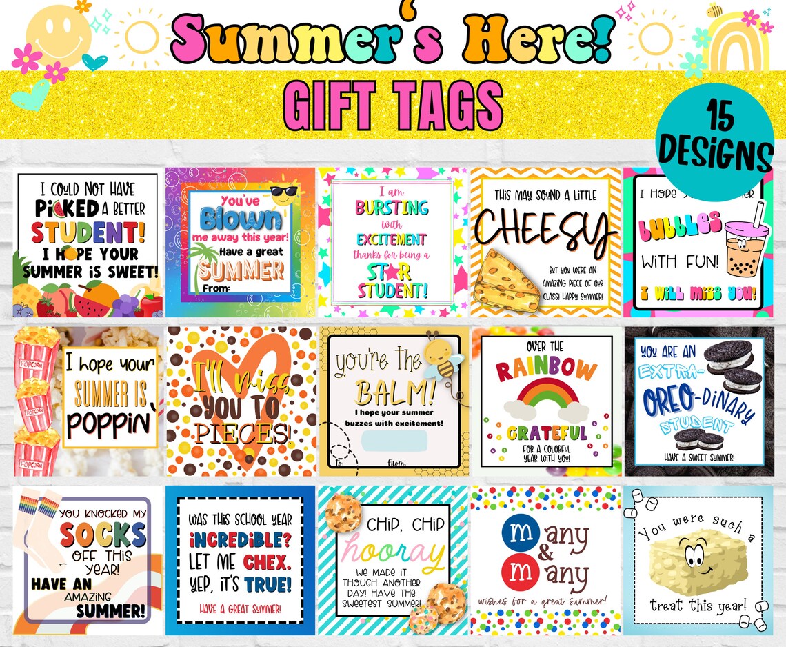 Bright Summer End of School Year Kit Teacher Kit Preschool - Etsy