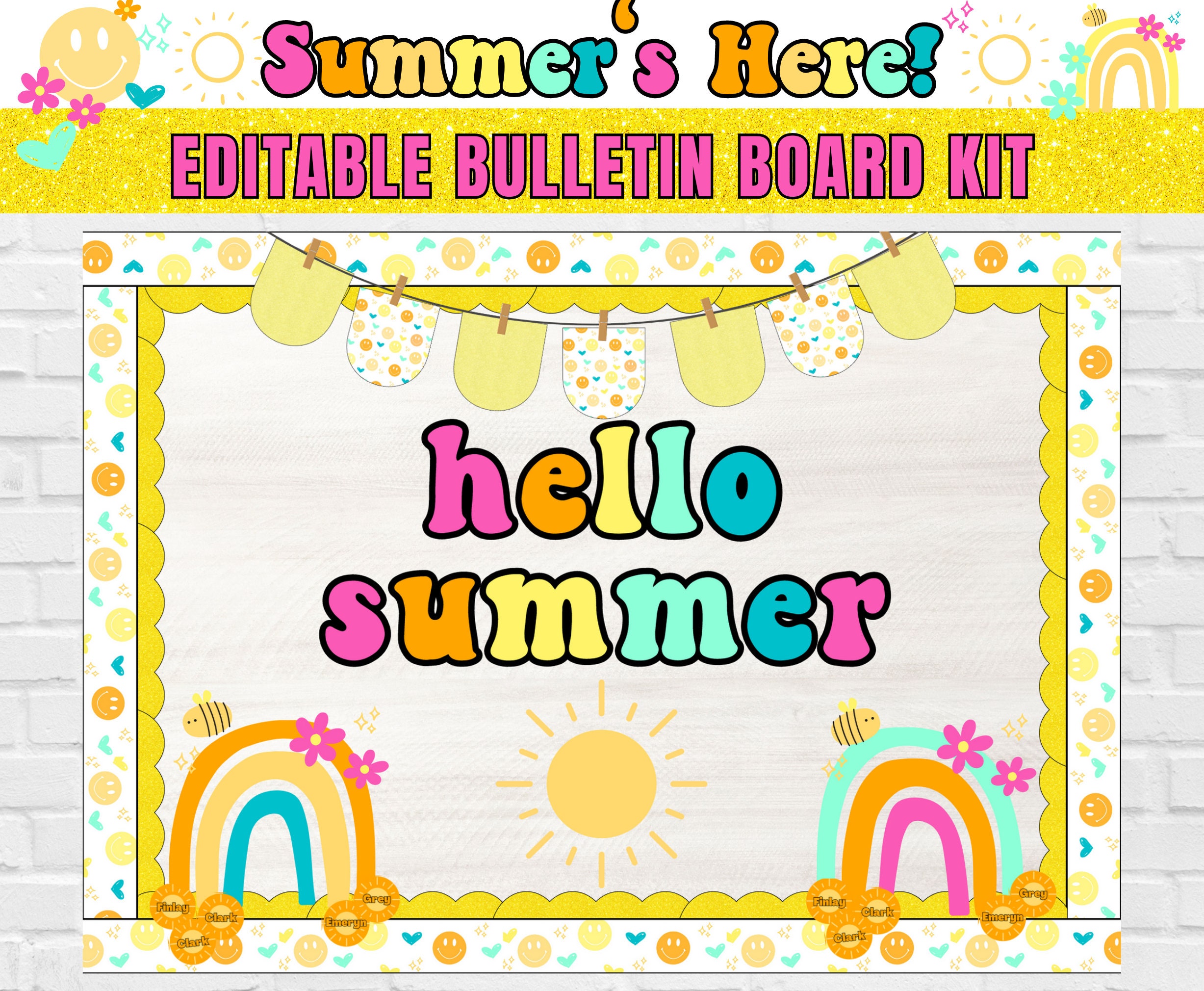 Bright Summer End of School Year Kit Teacher Kit Preschool - Etsy