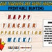 Teacher Appreciation Week Printable Editable Super Hero Comic Bundle ...