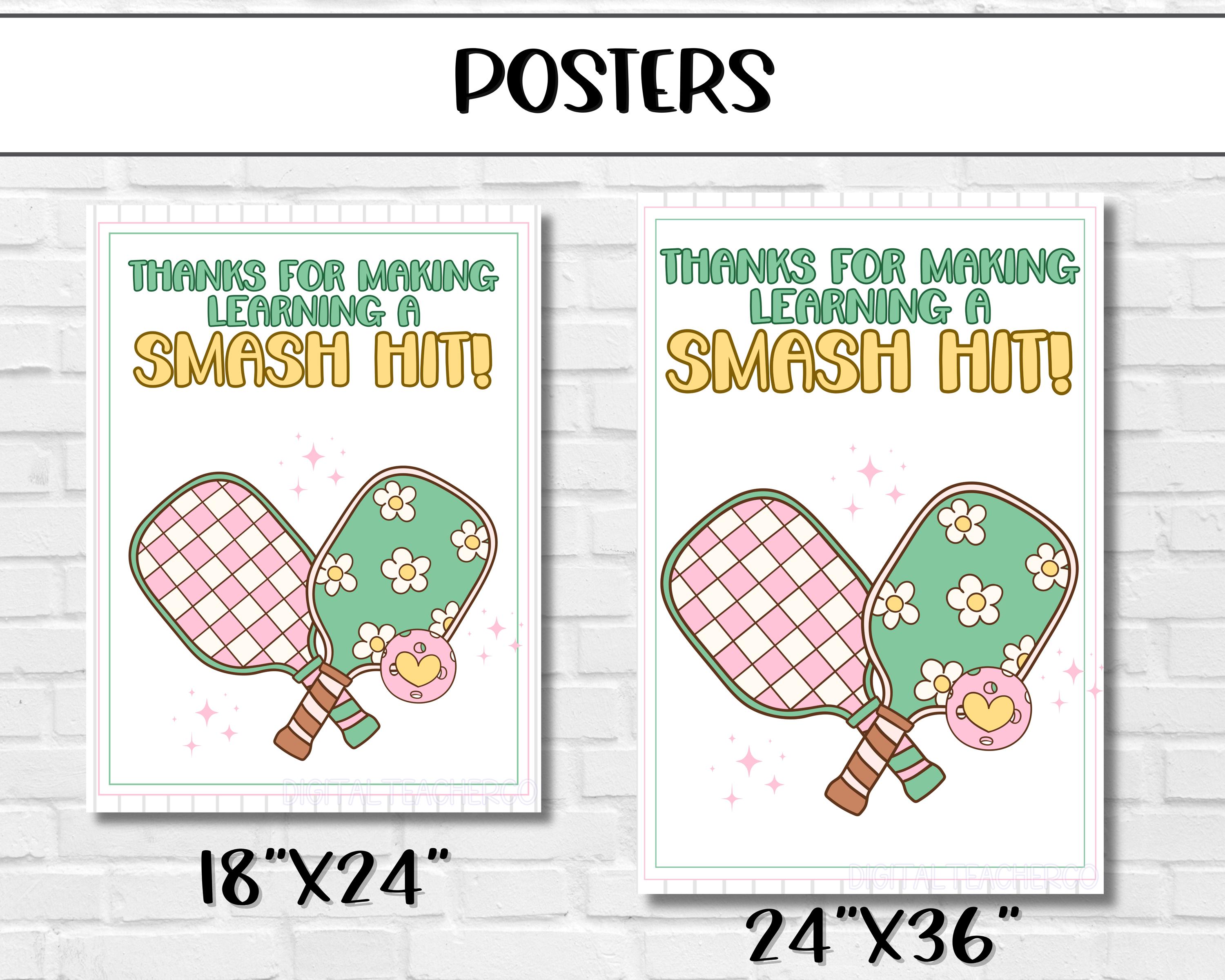 Pickleball Theme Teacher Appreciation Week Kit | Teacher Appreciation ...