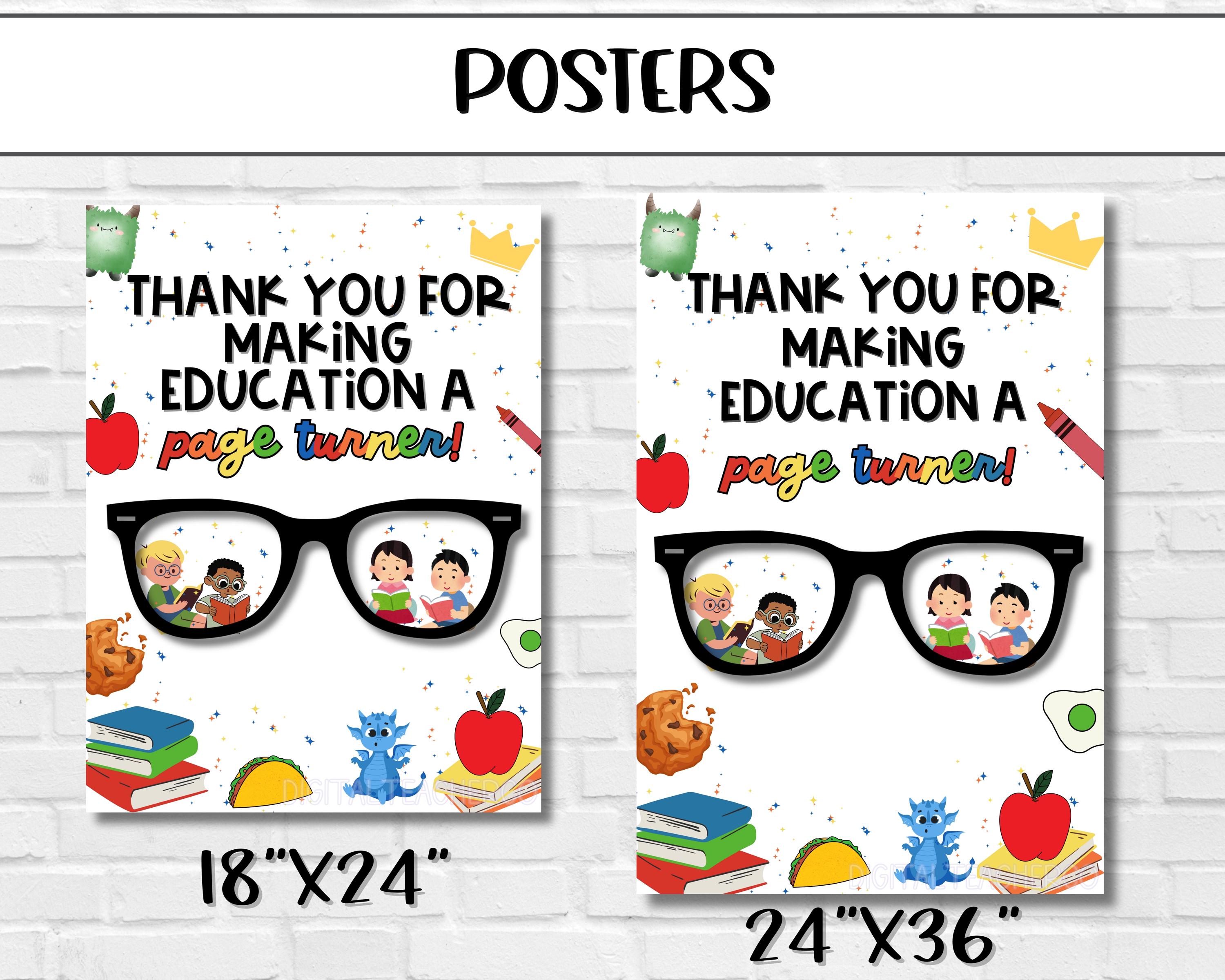 BOOK Theme Teachers Appreciation Week Kit | Teacher Appreciation ...