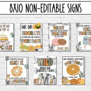 Wild Safari Teacher Appreciation Week Itinerary & Printable Bundle ...