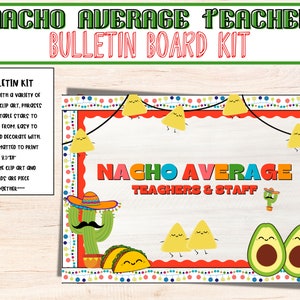 Editable Nacho Average Fiesta Teacher Appreciation Week Printable ...