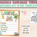 Mahalo Teacher Appreciation Editable Itinerary Schedule for Students ...