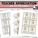 Teacher Appreciation Gift Tag Bundle School Teacher Thank - Etsy
