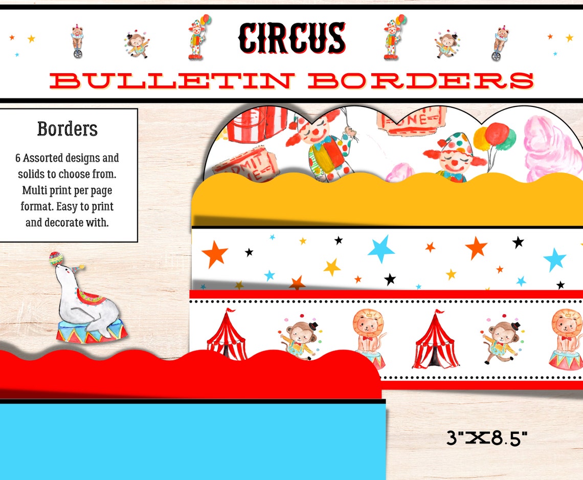Circus Teacher Appreciation Week Printable Editable Themed - Etsy