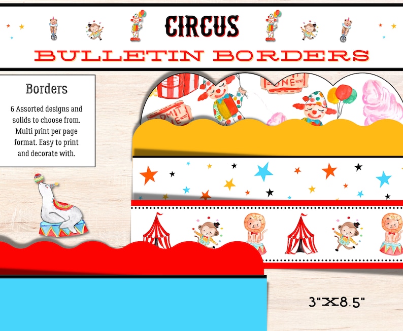 Circus Teacher Appreciation Week Printable Editable Themed - Etsy