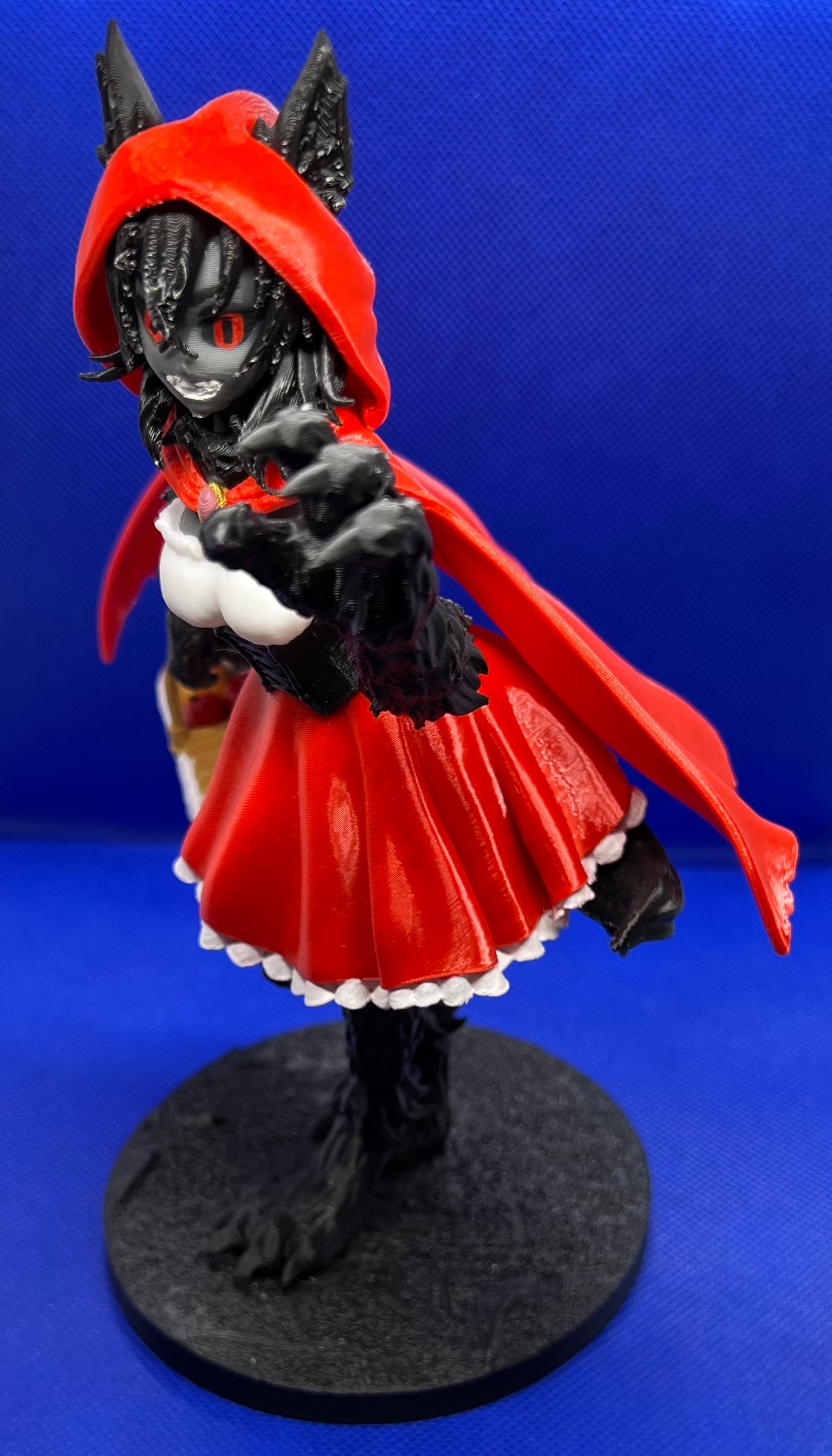 Hellhound Little Red Riding Hood Figure: 3D Collectible - Etsy