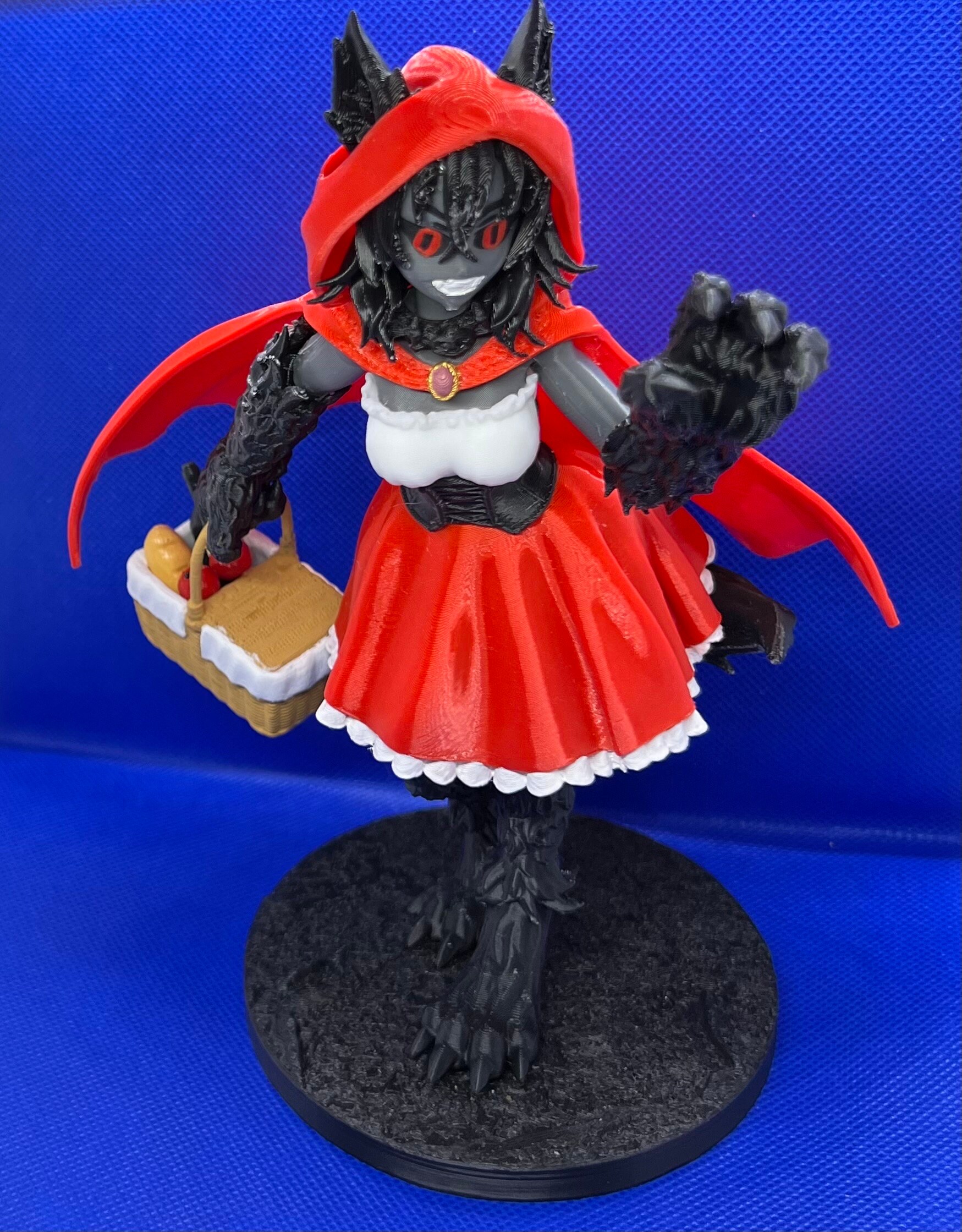 Hellhound Little Red Riding Hood Figure: 3D Collectible - Etsy