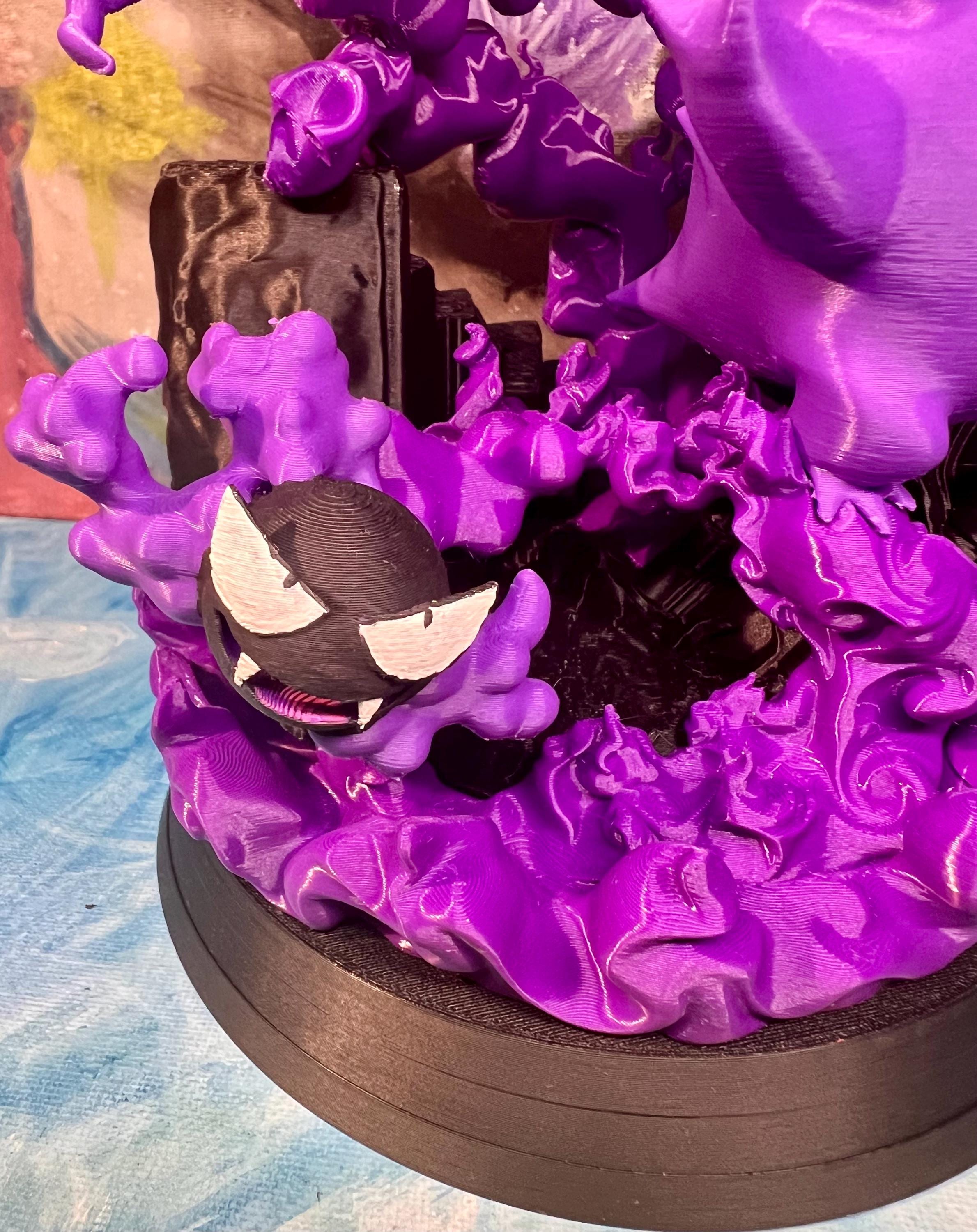 Gengar, Hunter, & Gastly Figure/pokemon 3D Figure/halloween Decoration ...