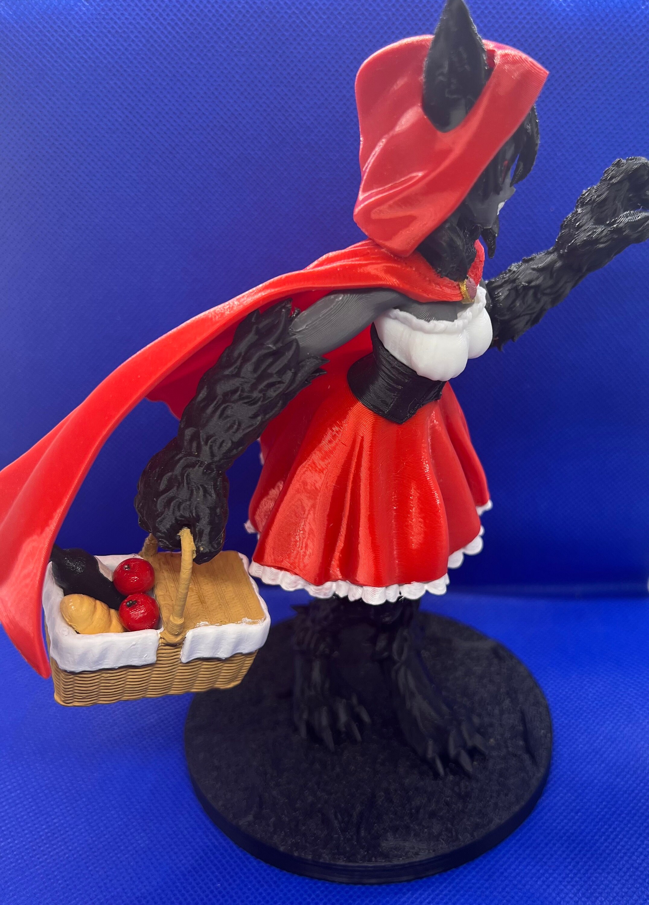 Hellhound Little Red Riding Hood Figure: 3D Collectible - Etsy