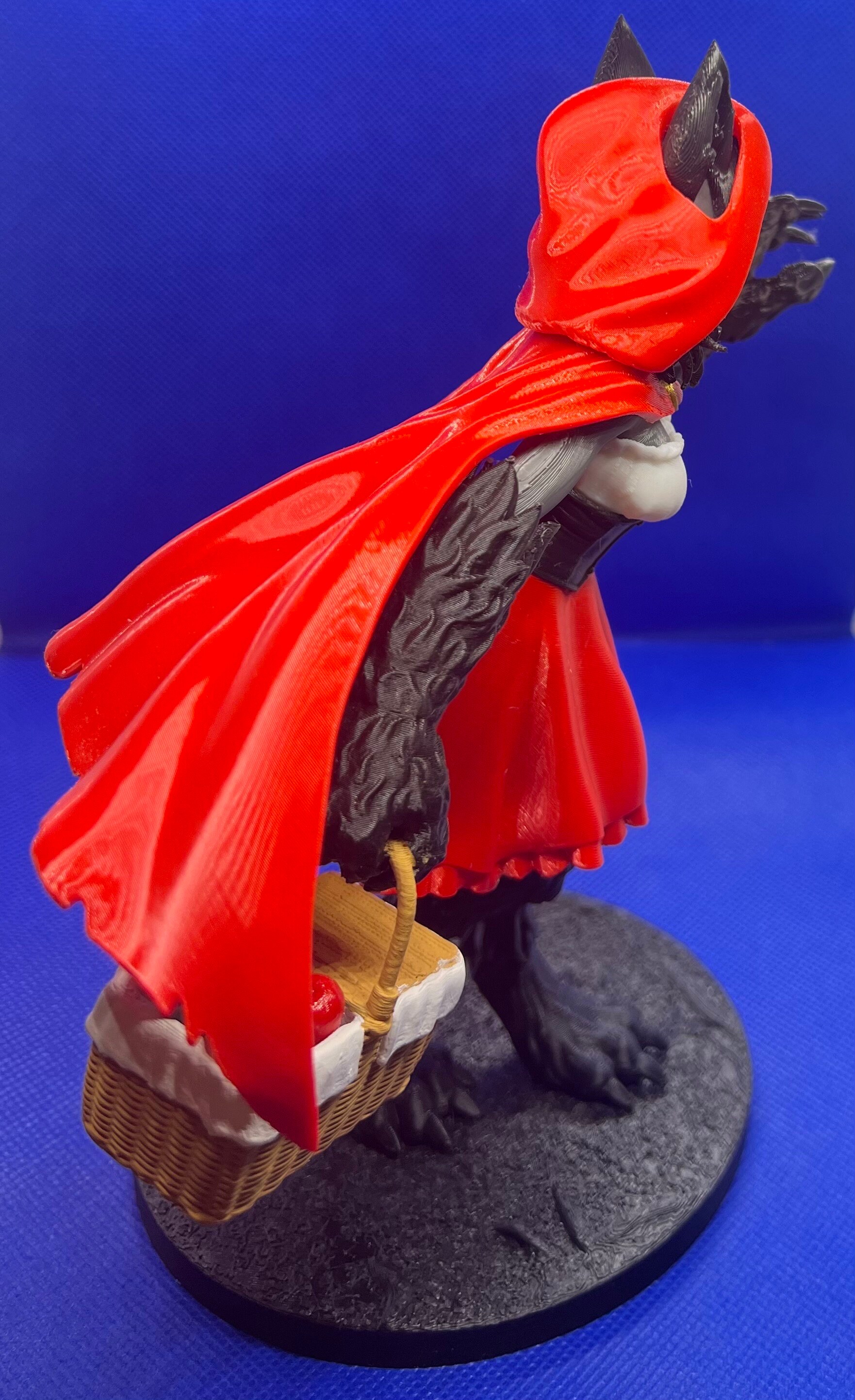Hellhound Little Red Riding Hood Figure: 3D Collectible - Etsy
