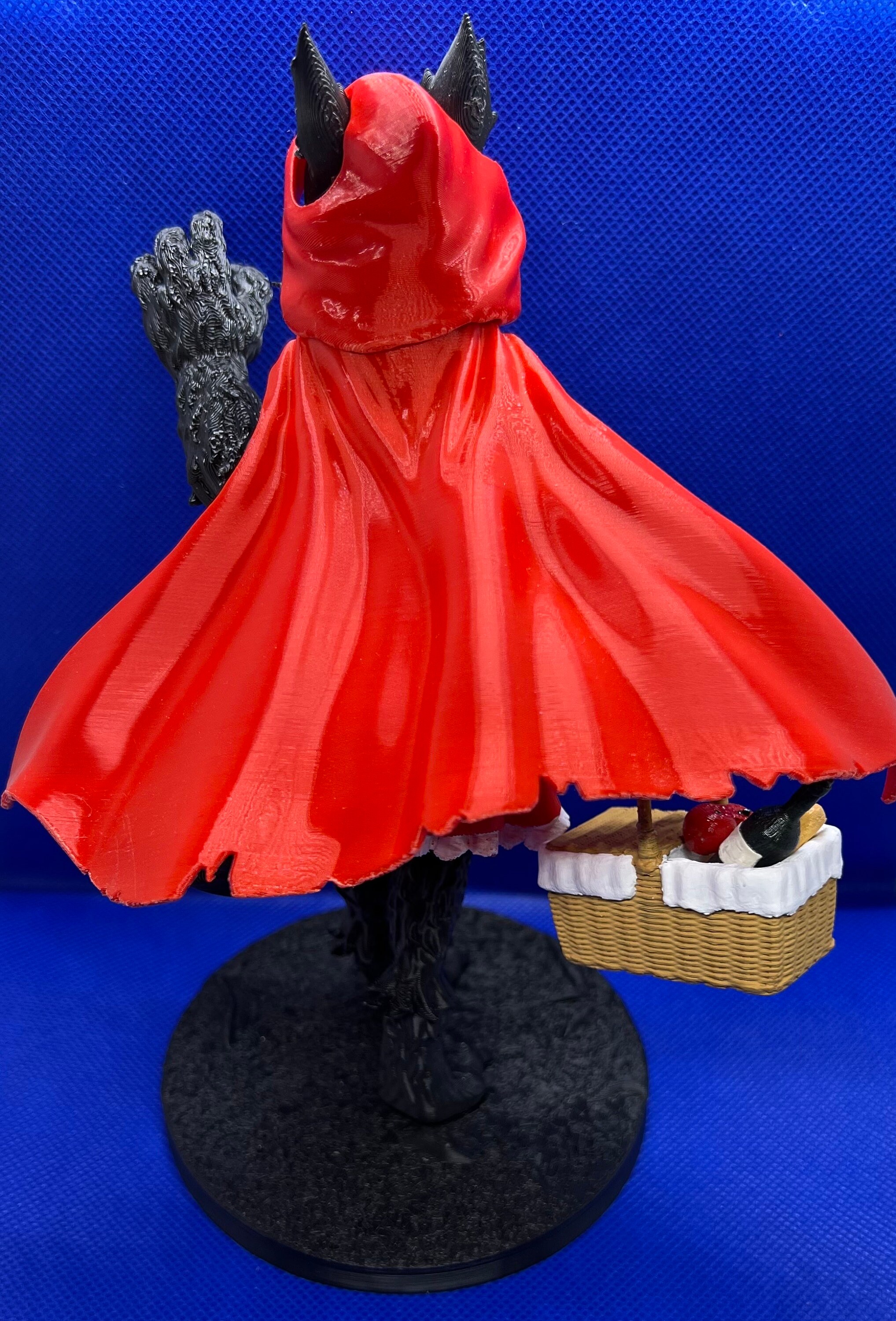 Hellhound Little Red Riding Hood Figure: 3D Collectible - Etsy