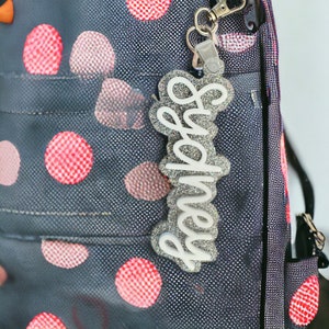 Acrylic Backpack Tag 3D Name Tag Name Tag Personalized Acrylic Kids ...