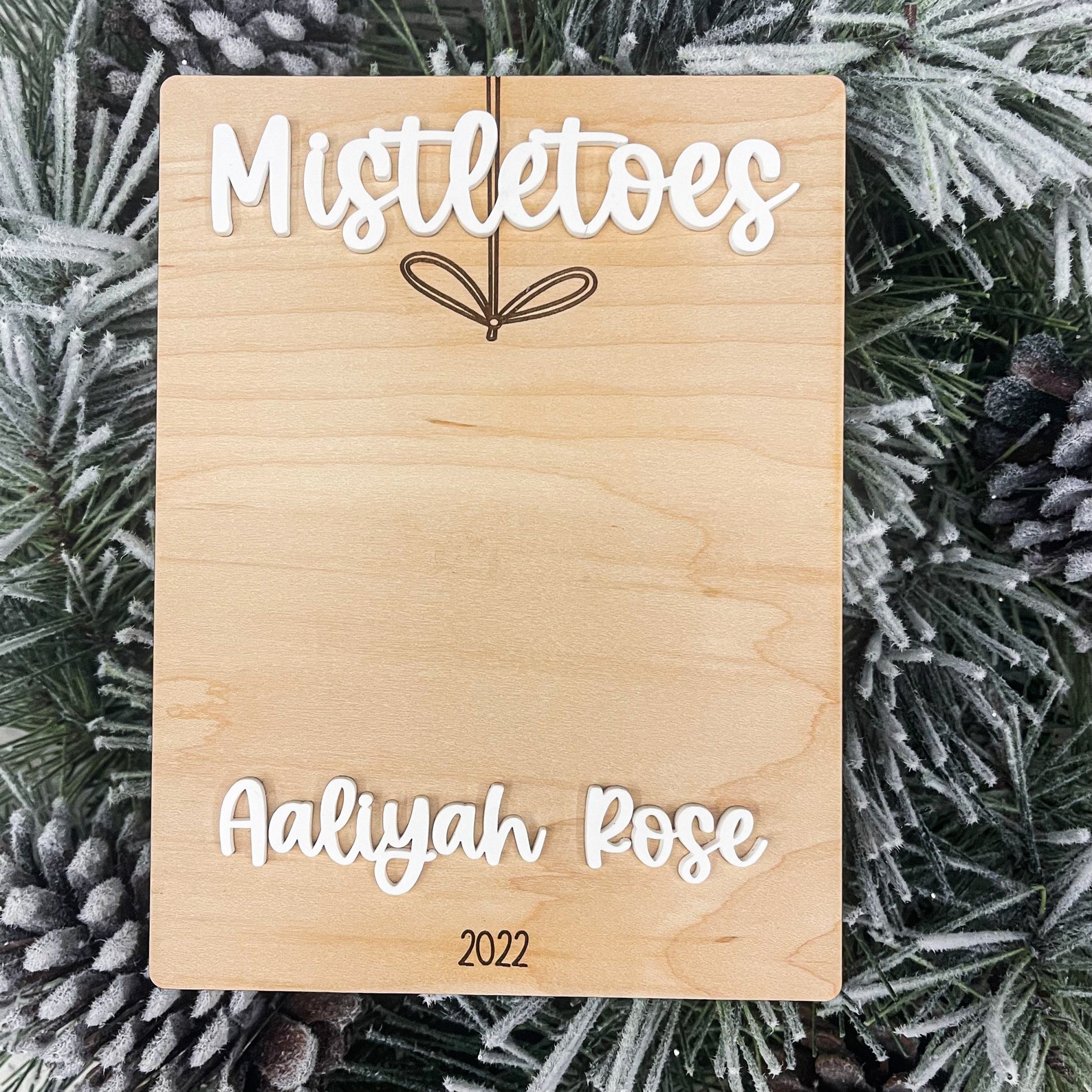 Mistletoes Baby Footprint Mistletoe Craft Baby's First Christmas Craft ...