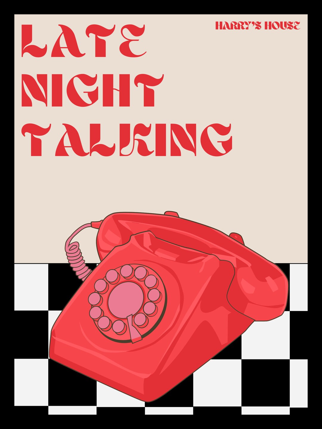 Late Night Talking HS Poster - Etsy