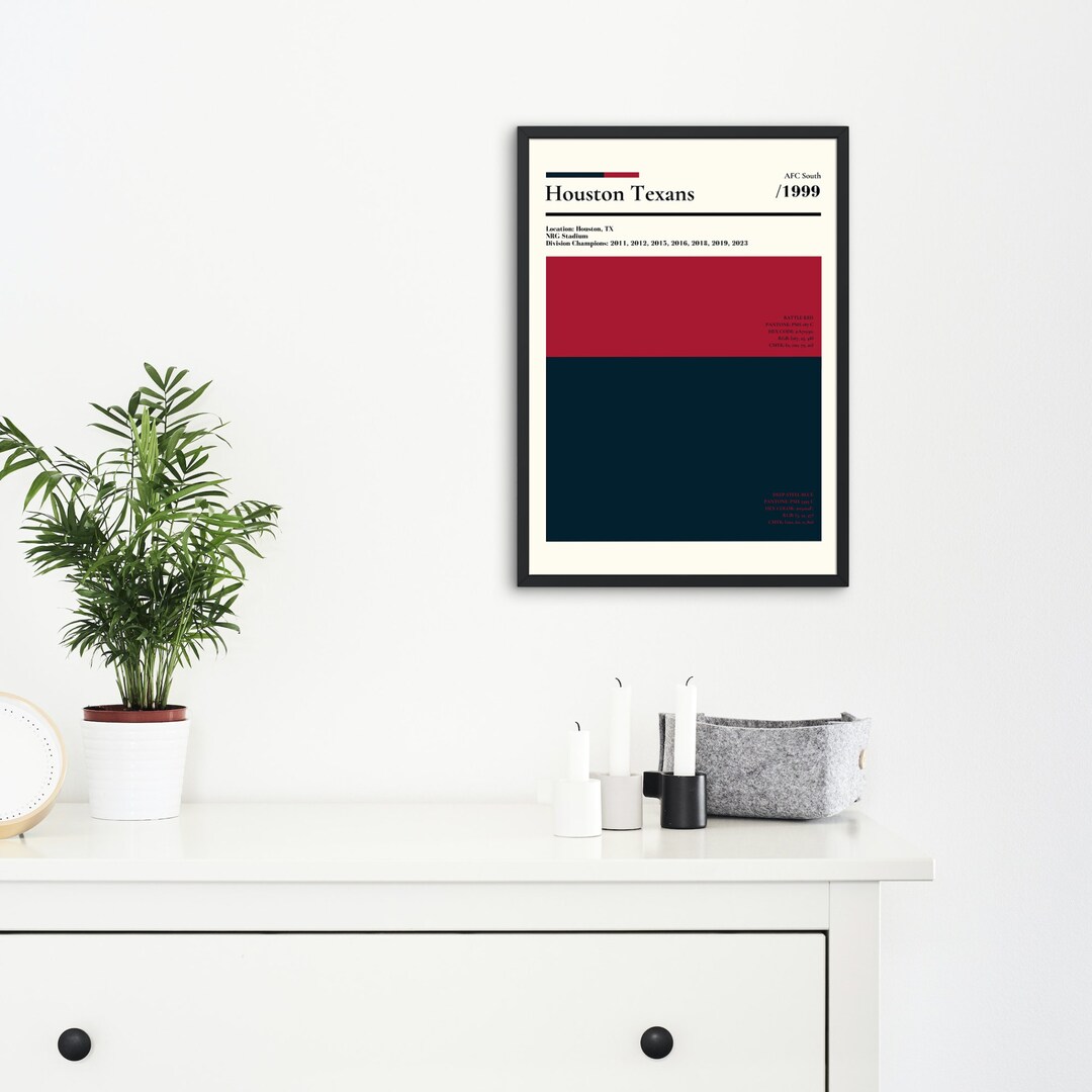 Houston Texans Poster Downloadable Wall Art - Etsy