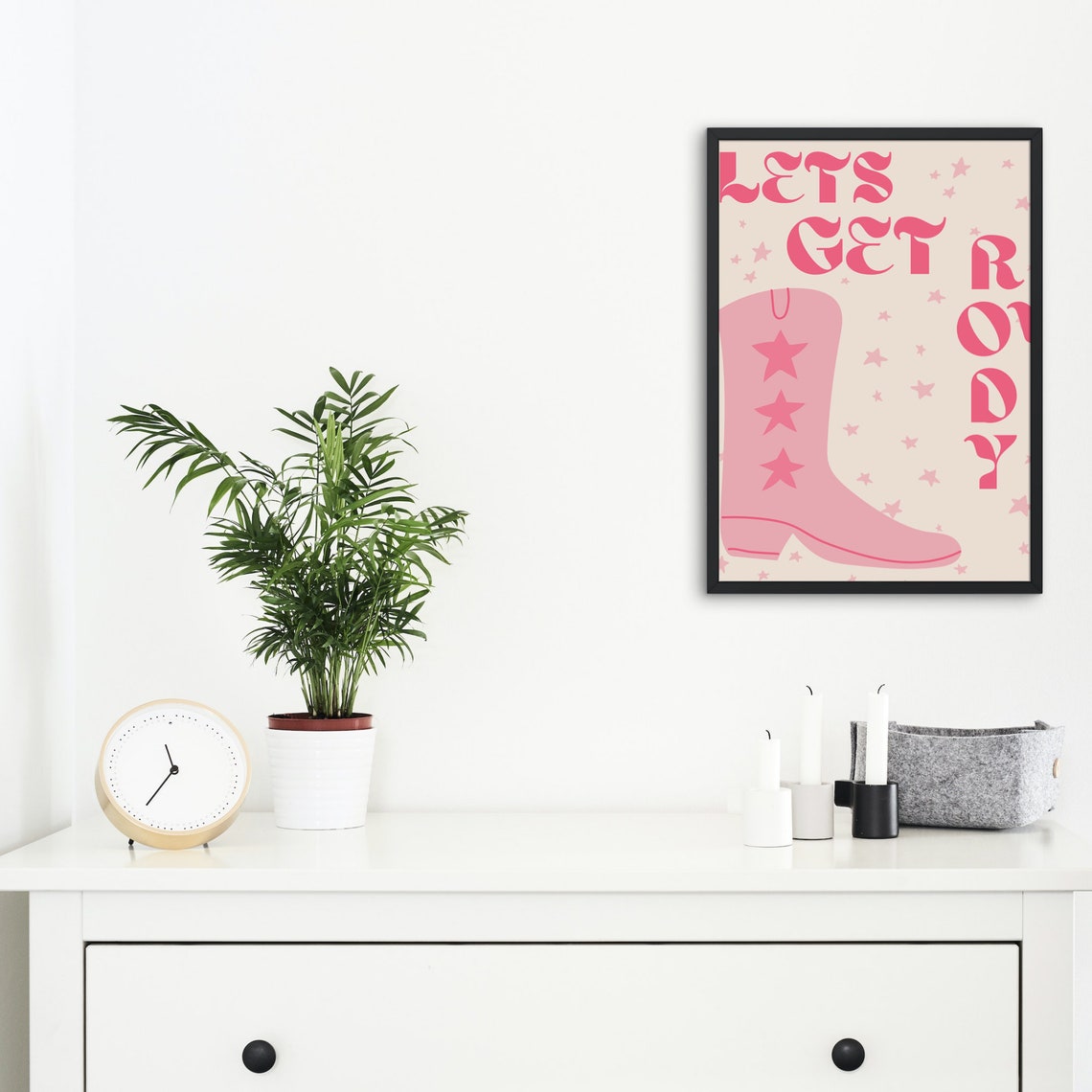 Let's Get Rowdy Poster - Etsy
