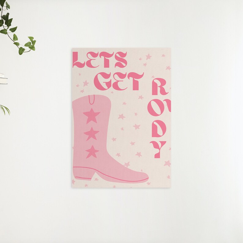 Let's Get Rowdy Poster - Etsy