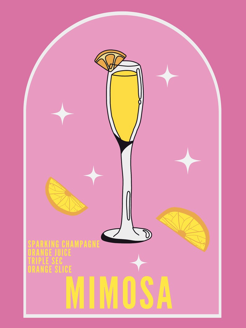 Mimosa Poster - Etsy