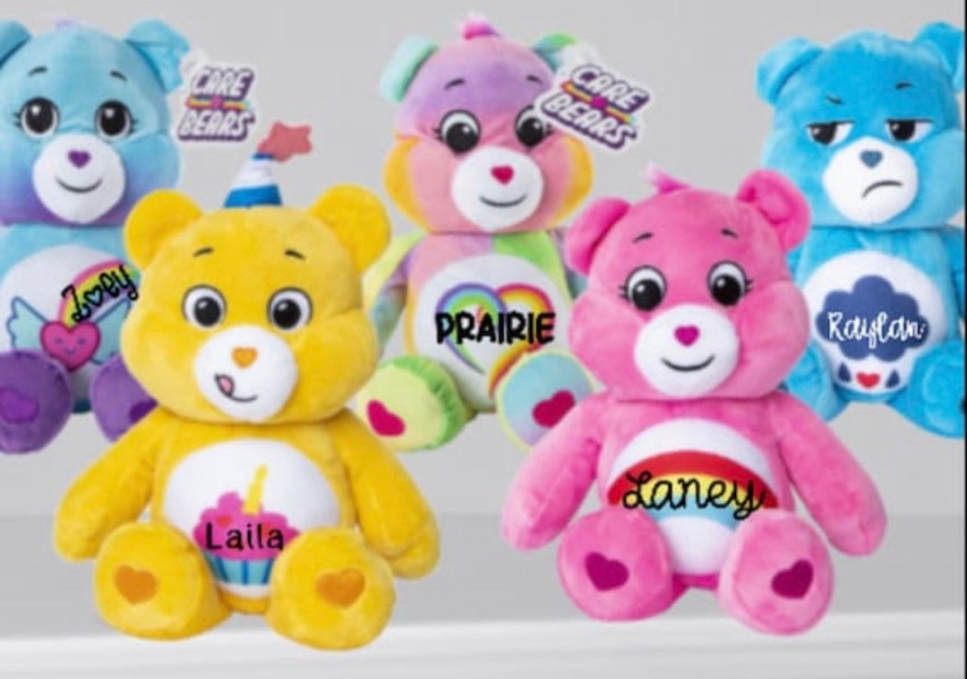 Care Bears Plush Personalized 12in - Etsy