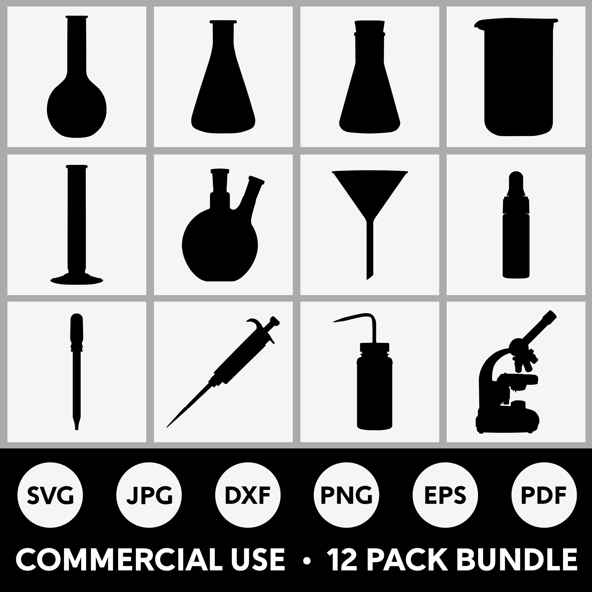 Chemistry SVG Bundle, Chemistry Kit Cut File for Cricut, Chemistry ...