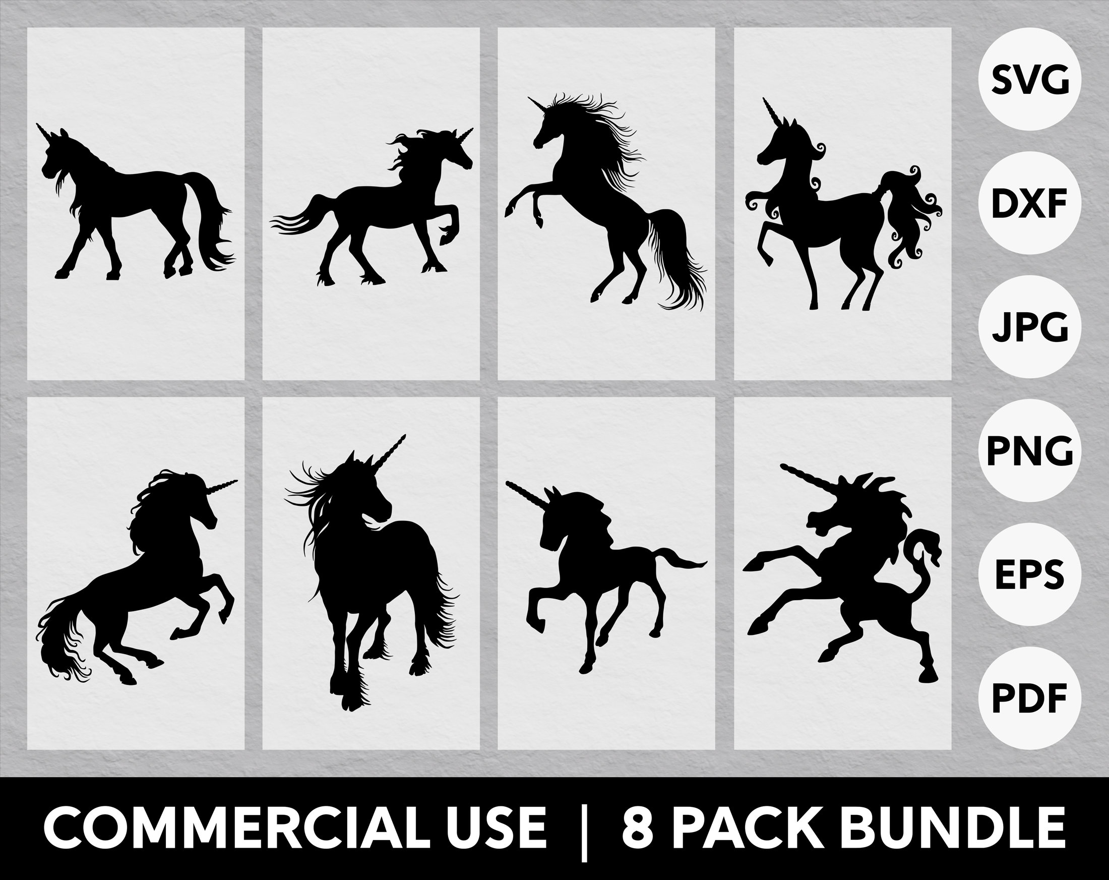 Unicorn SVG Bundle Unicorn Cut File for Cricut Unicorn - Etsy