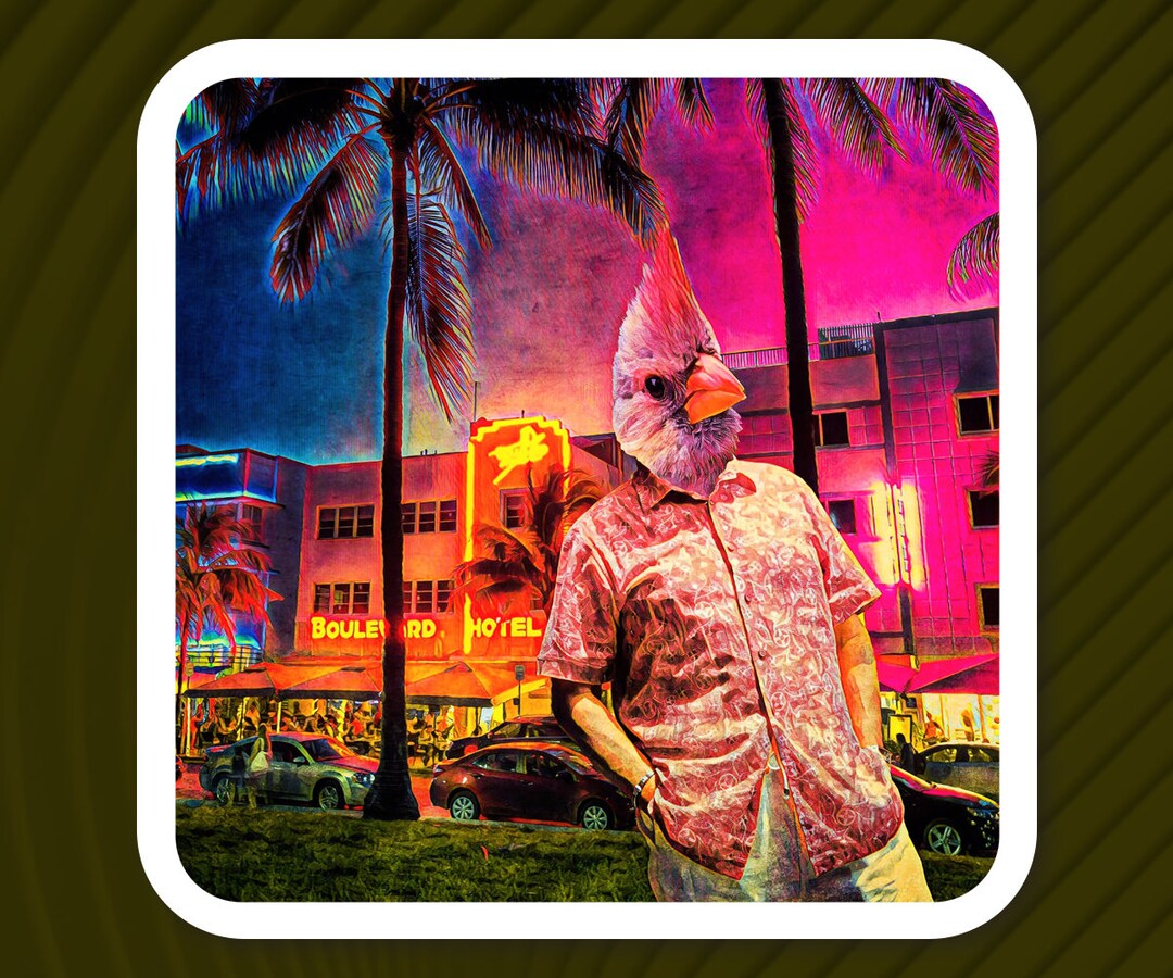 TGIF | Vinyl Sticker, Digital Collage, Original Artwork, Funny Gifts ...