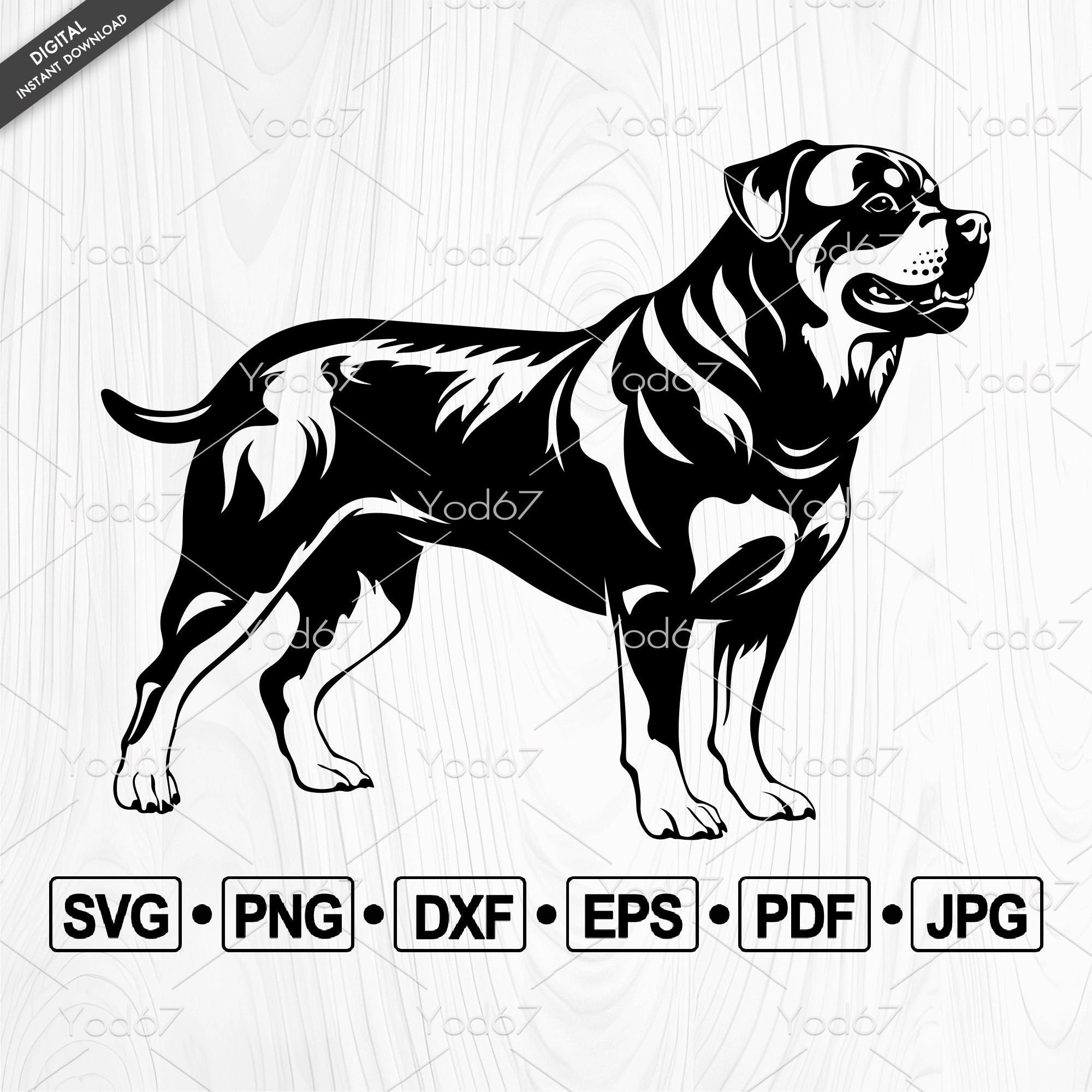 Rottweiler SVG, Rottweiler Png, Svg Files for Cricut, Rottweiler ...