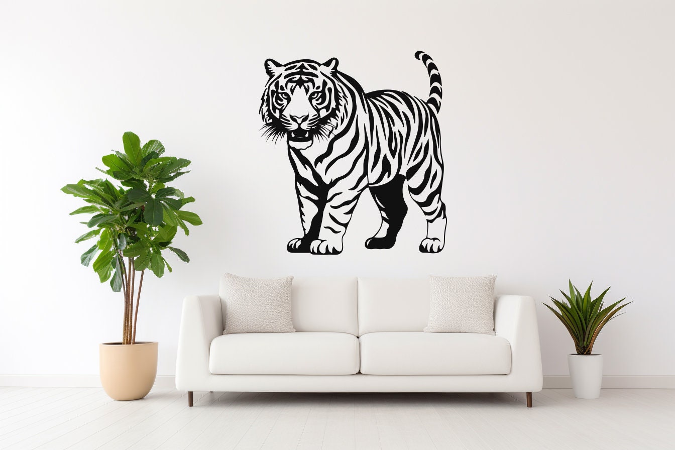 Tiger SVG, Tiger Png, Svg Files for Cricut, Tiger Vector Clipart Design ...