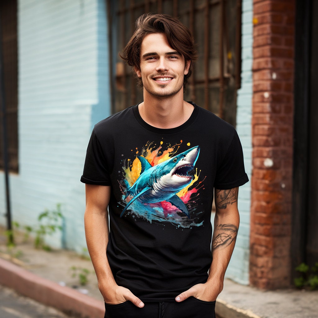 Shark Clipart, Shark Png for Sublimation Printing, Shark T-shirt Design ...