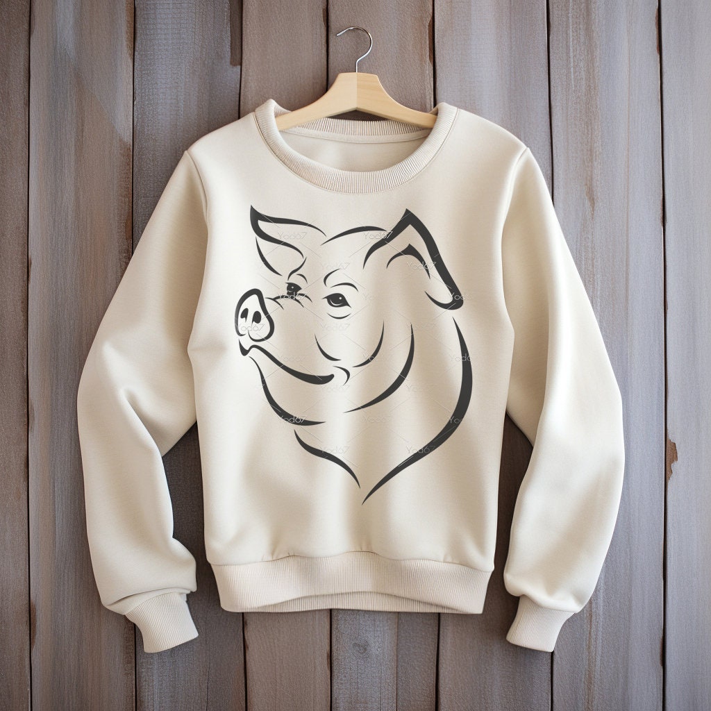 Pig Vector Clipart Design SVG PNG Eps DXF Pdf Jpg, Svg Files for Cricut ...